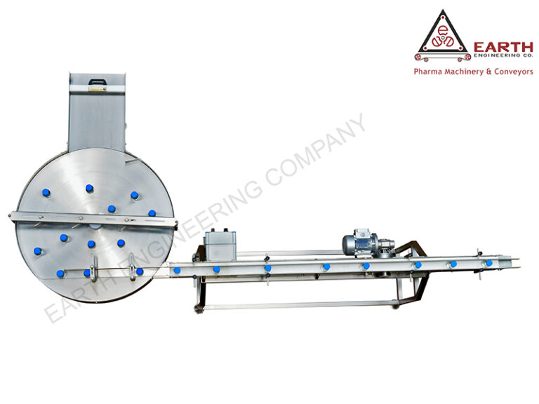 Conveyor System With Turn Table And Loading Tray – Earth Conveying